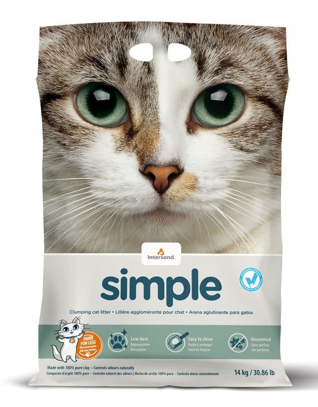 Intersand Simple Clumping Cat Litter – PAW-SBA